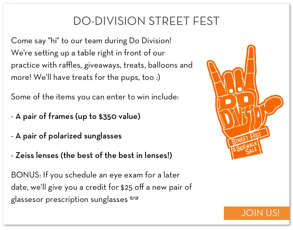 DO-DIVISION STREET FEST - Village Eyecare